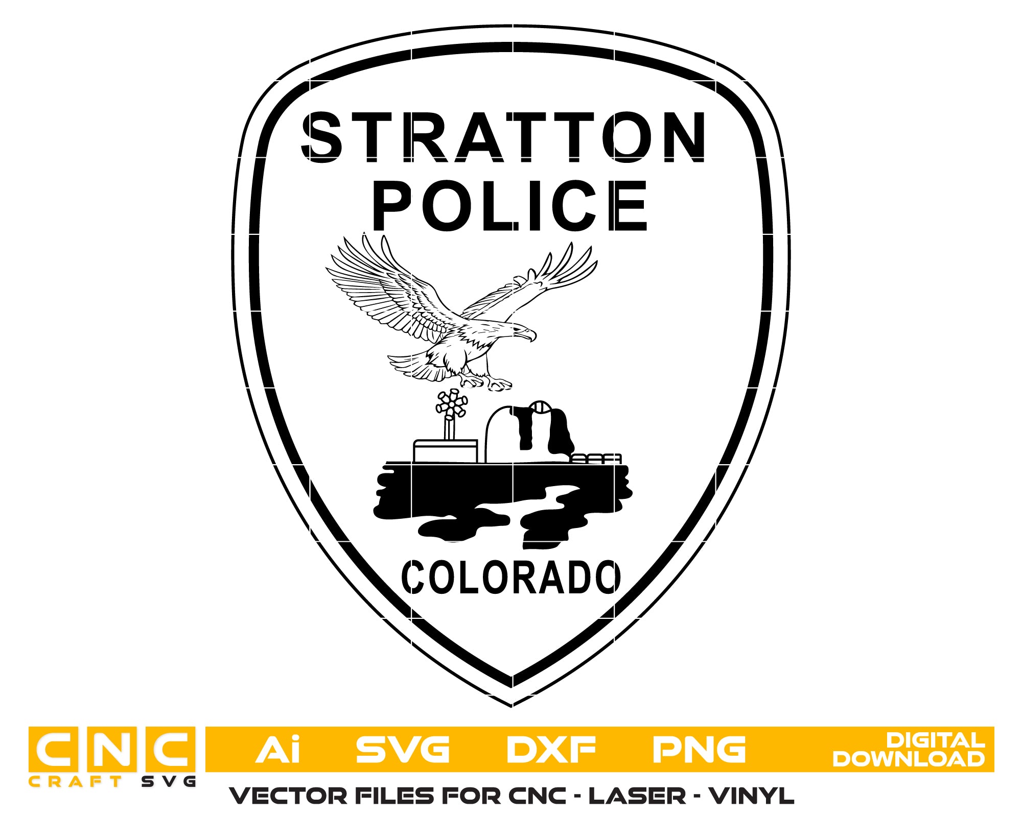Stratton Colorado Police Patch