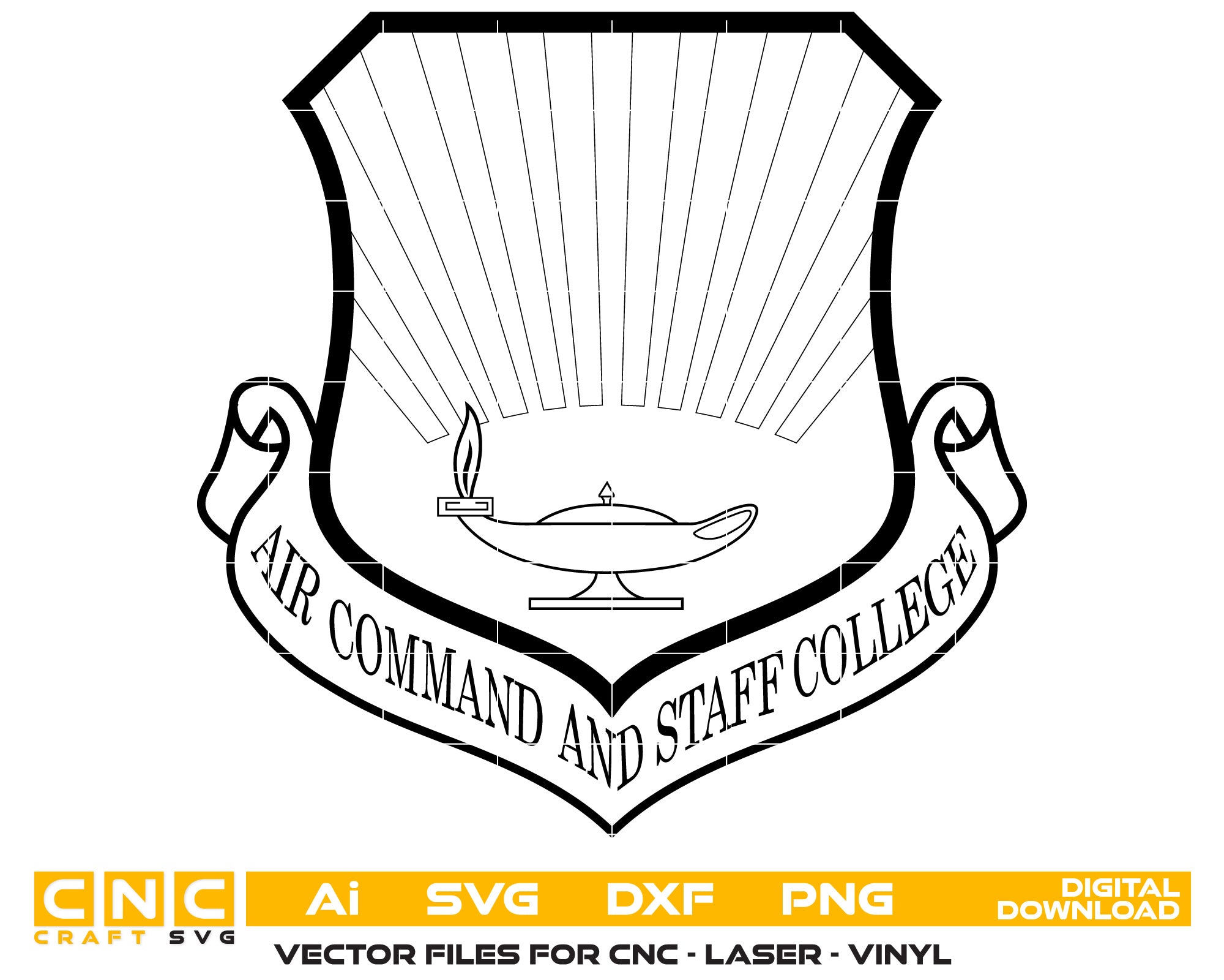 Air Command and Staff College Logo SVG – High-Quality Vector File