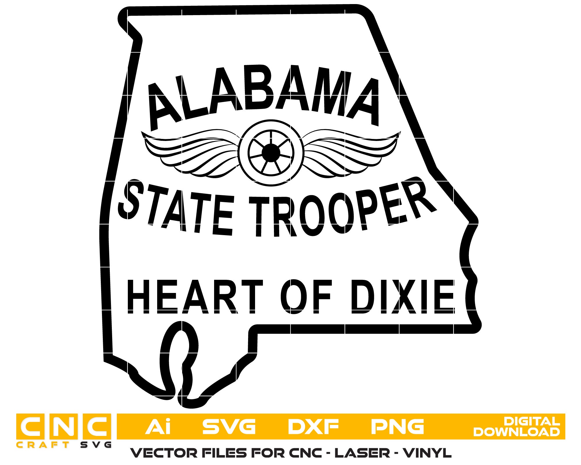 Alabama State Trooper Patch