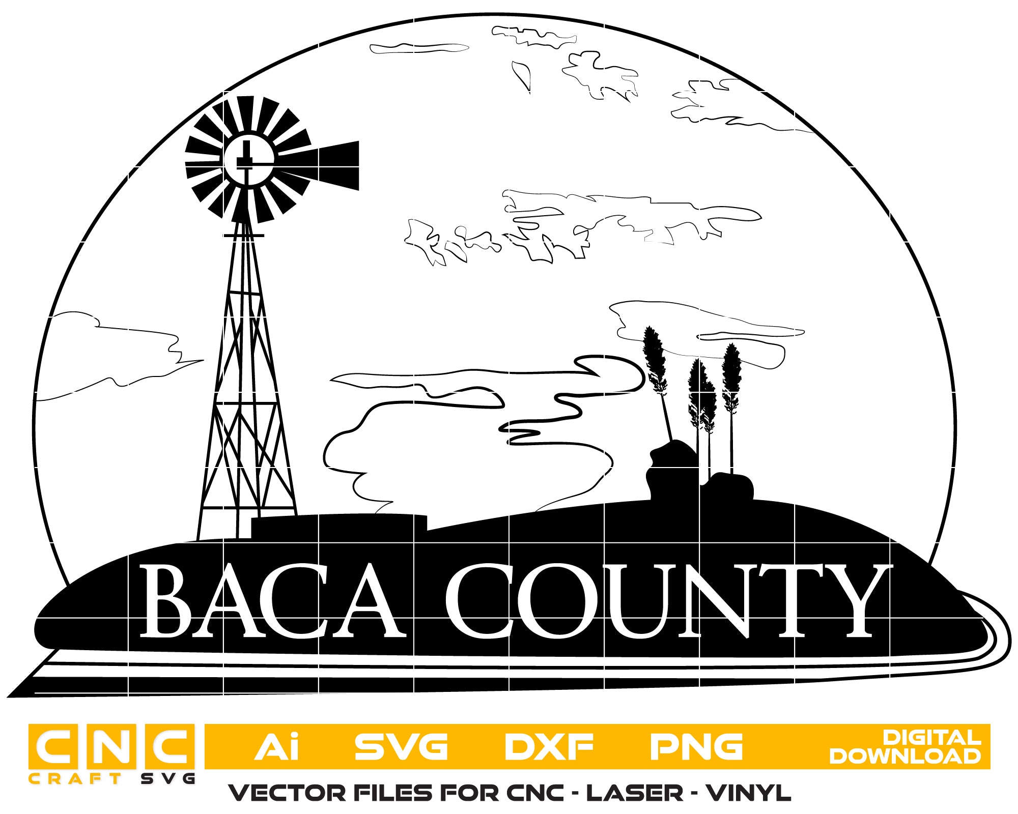 Baca County Colorado Seal