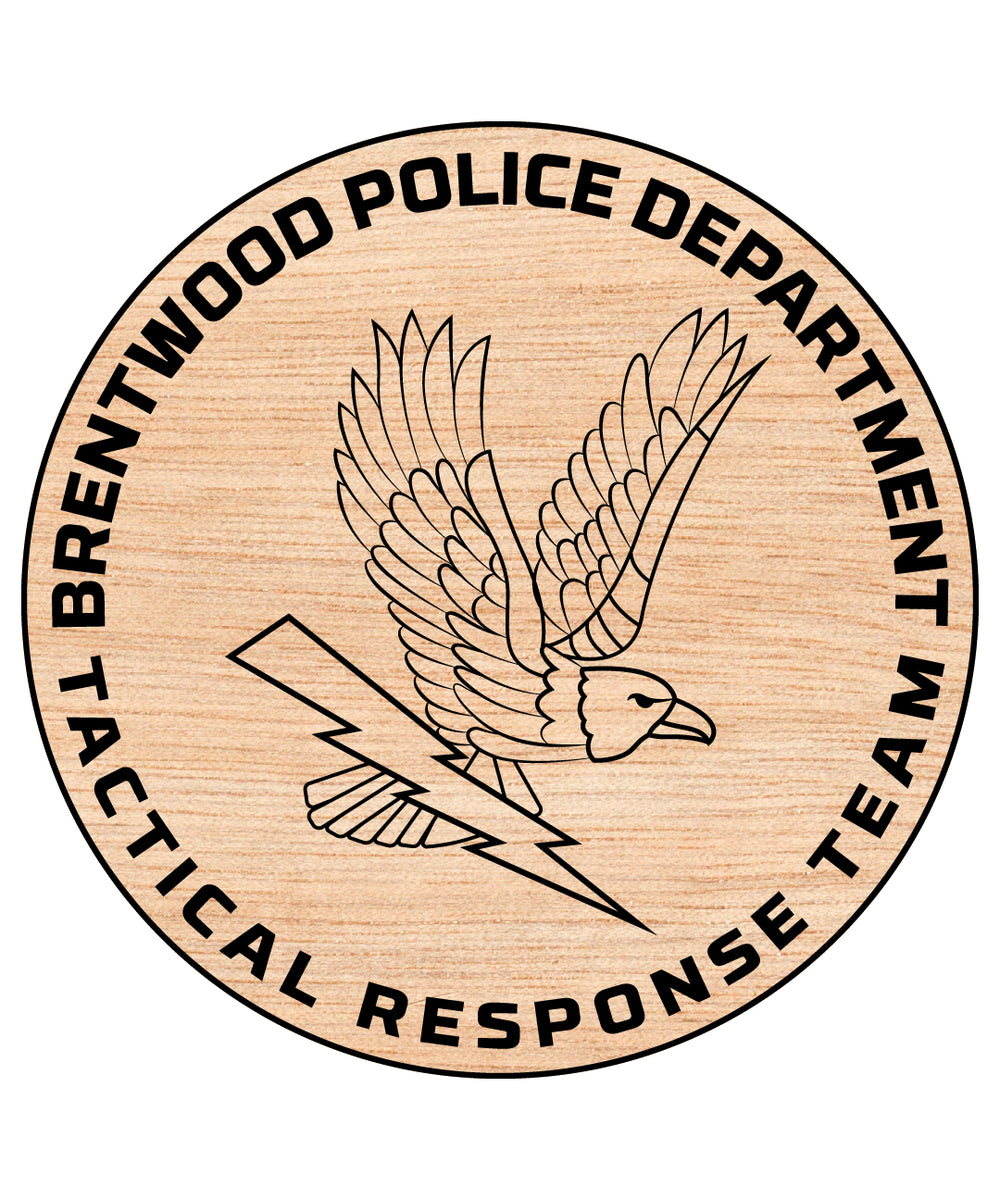 Brentwood Police Department Tactical Response Team Logo SVG – Law Enfo