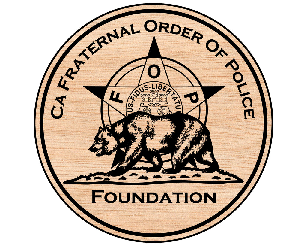 CA Fraternal Order of Police Foundation Logo SVG, Law Enforcement Logo