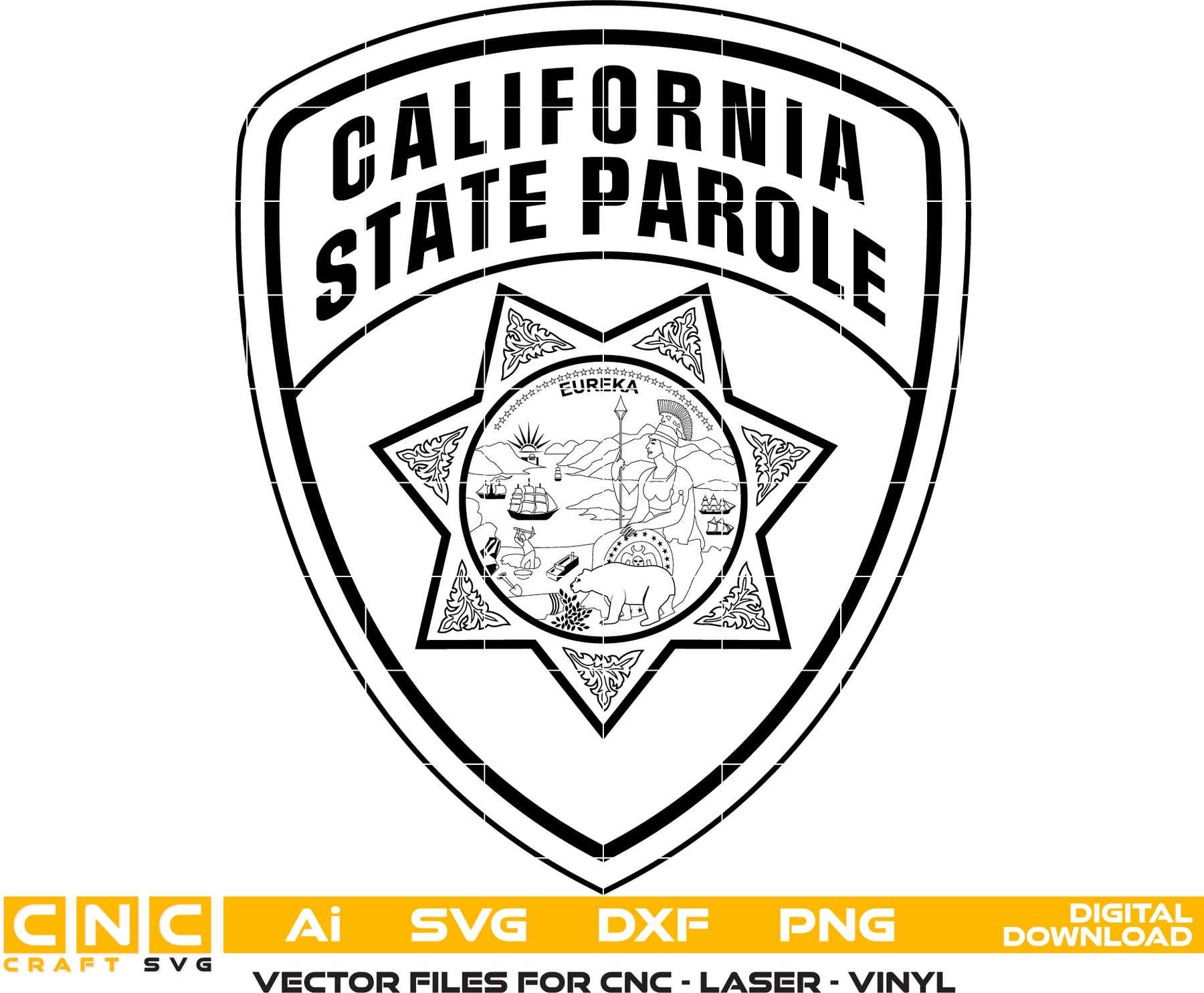 California State Parole Badge