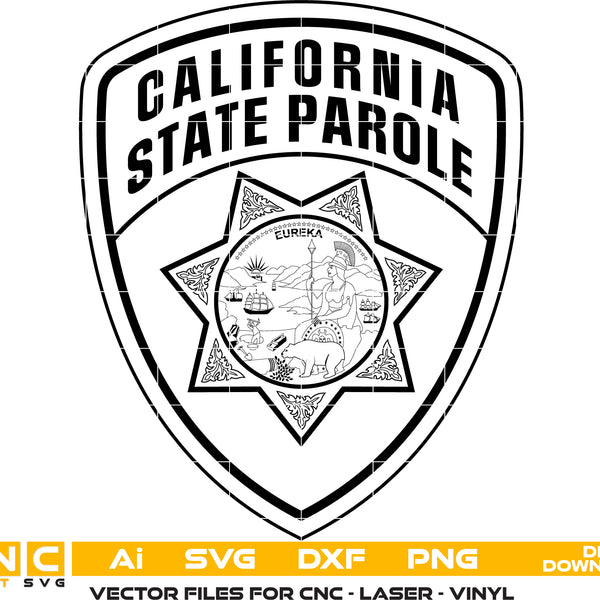 California Parole Officer Badge