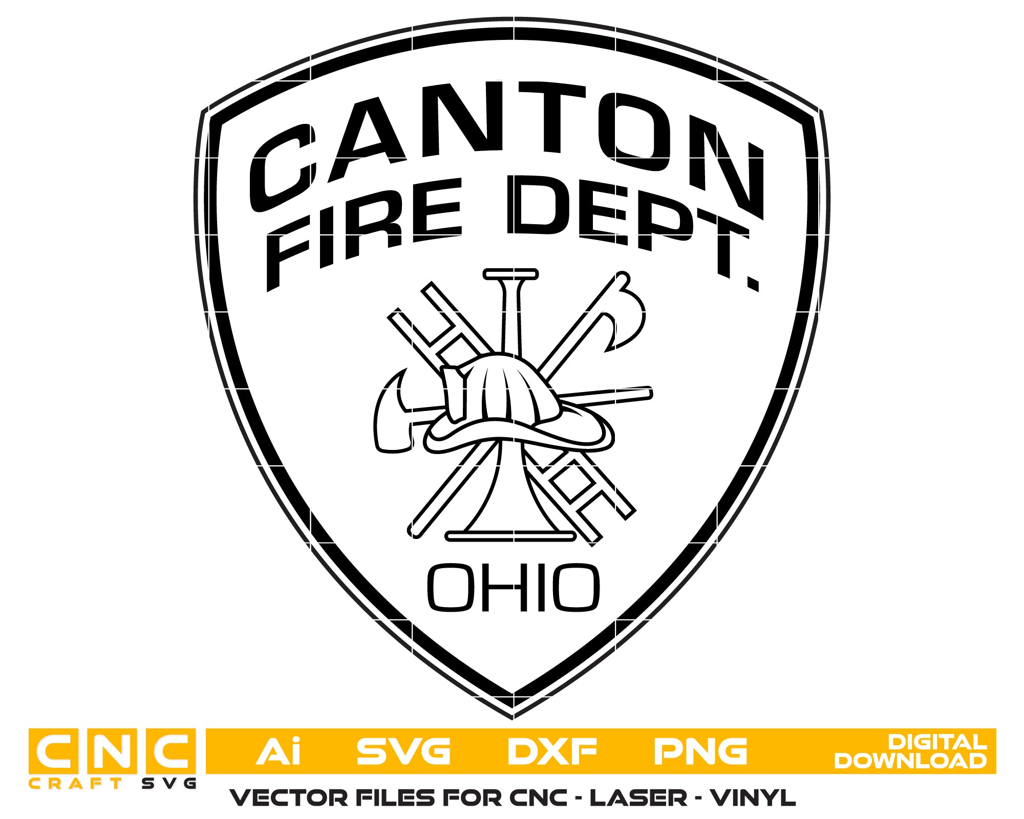 Canton Fire Department Patch, Ohio