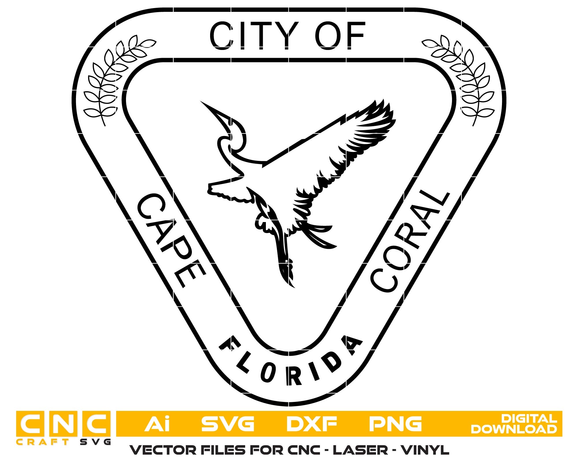 City Of Cape Coral Flag Logo Florida