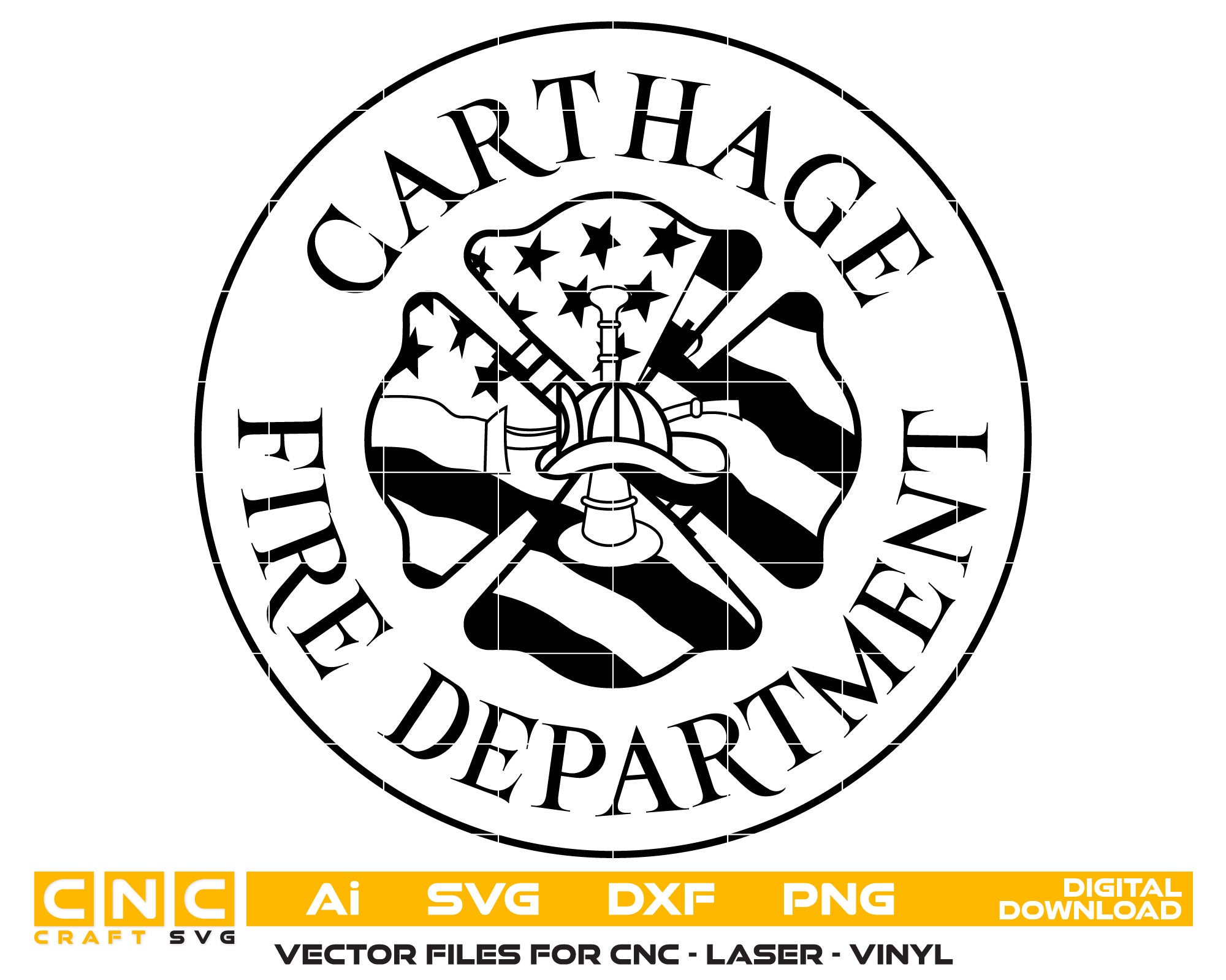 City Of Carthage Fire Department Badge