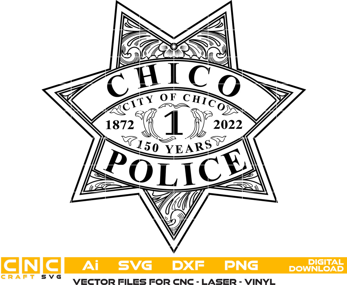 City of Chico Police Badge