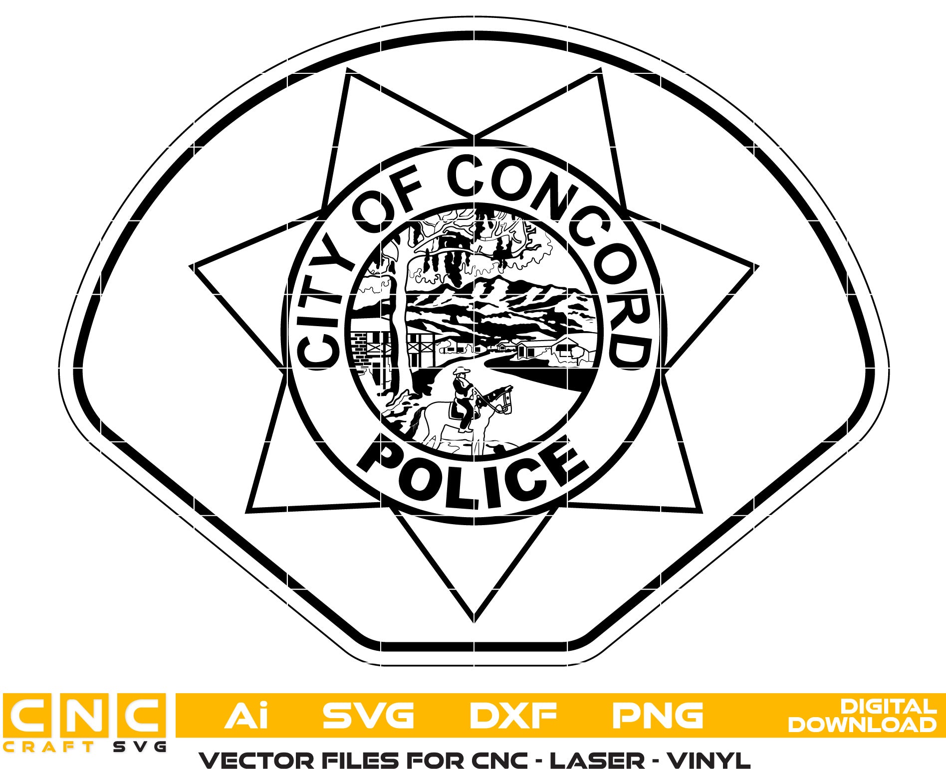 City of Concord Police Badge