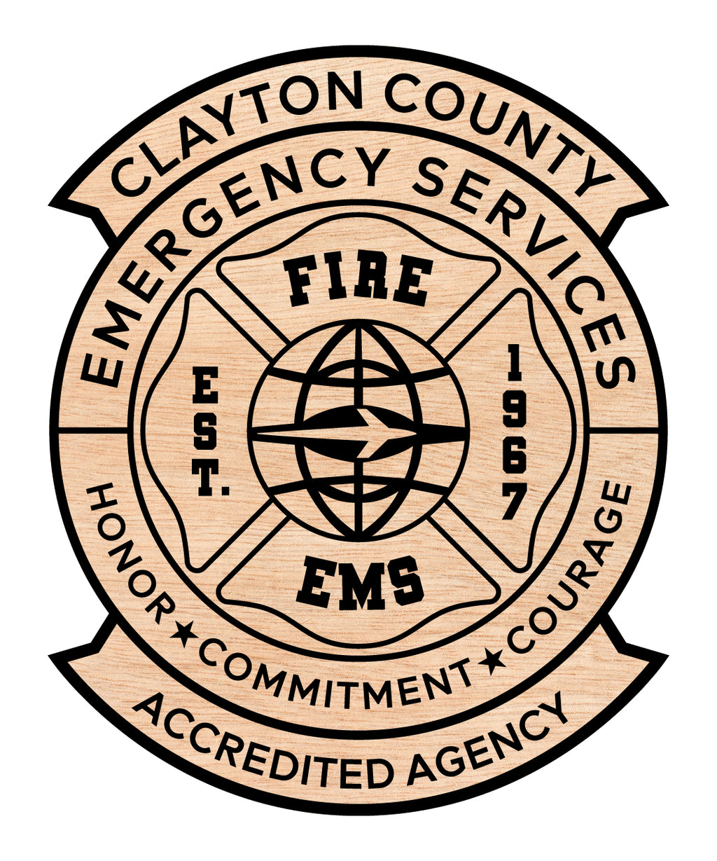 Clayton County Fire & Emergency Services Badge SVG, Georgia Fire Depar