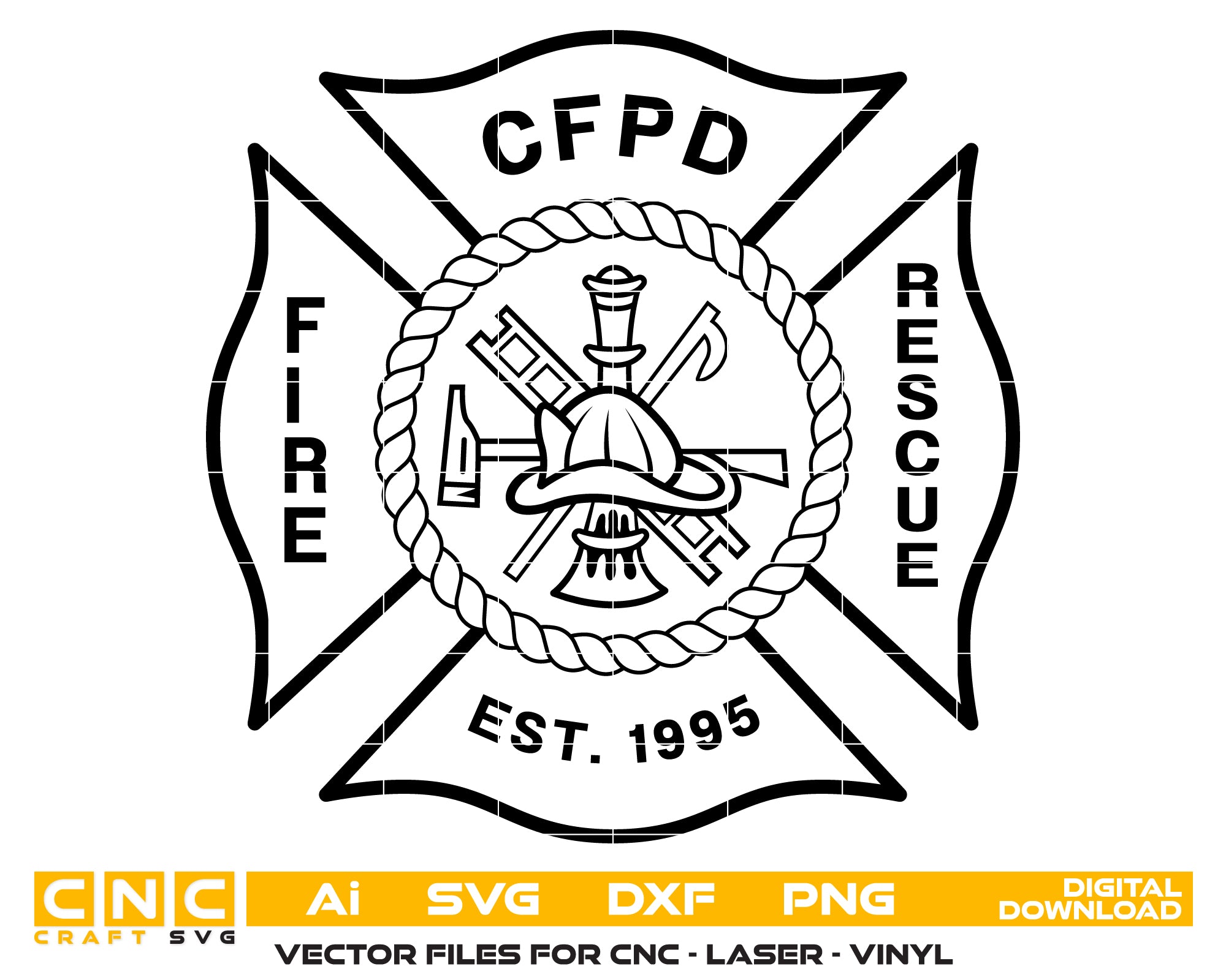 Colchester Fire Protection District Fire & Rescue Badge