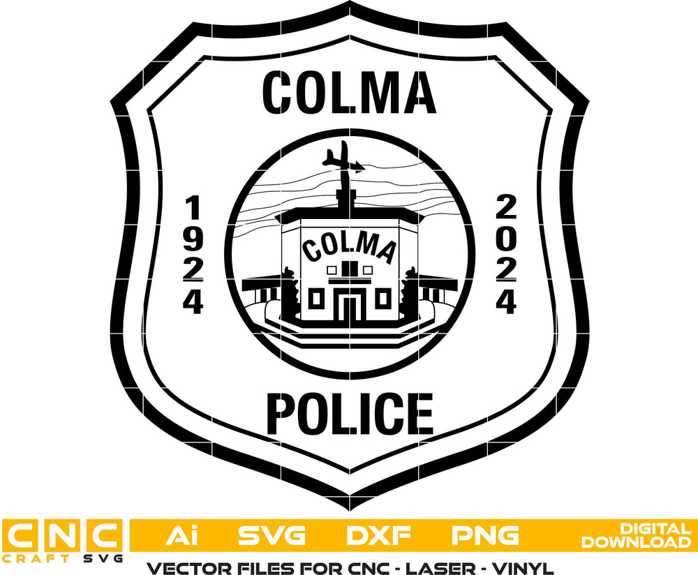 Colma Police Badge