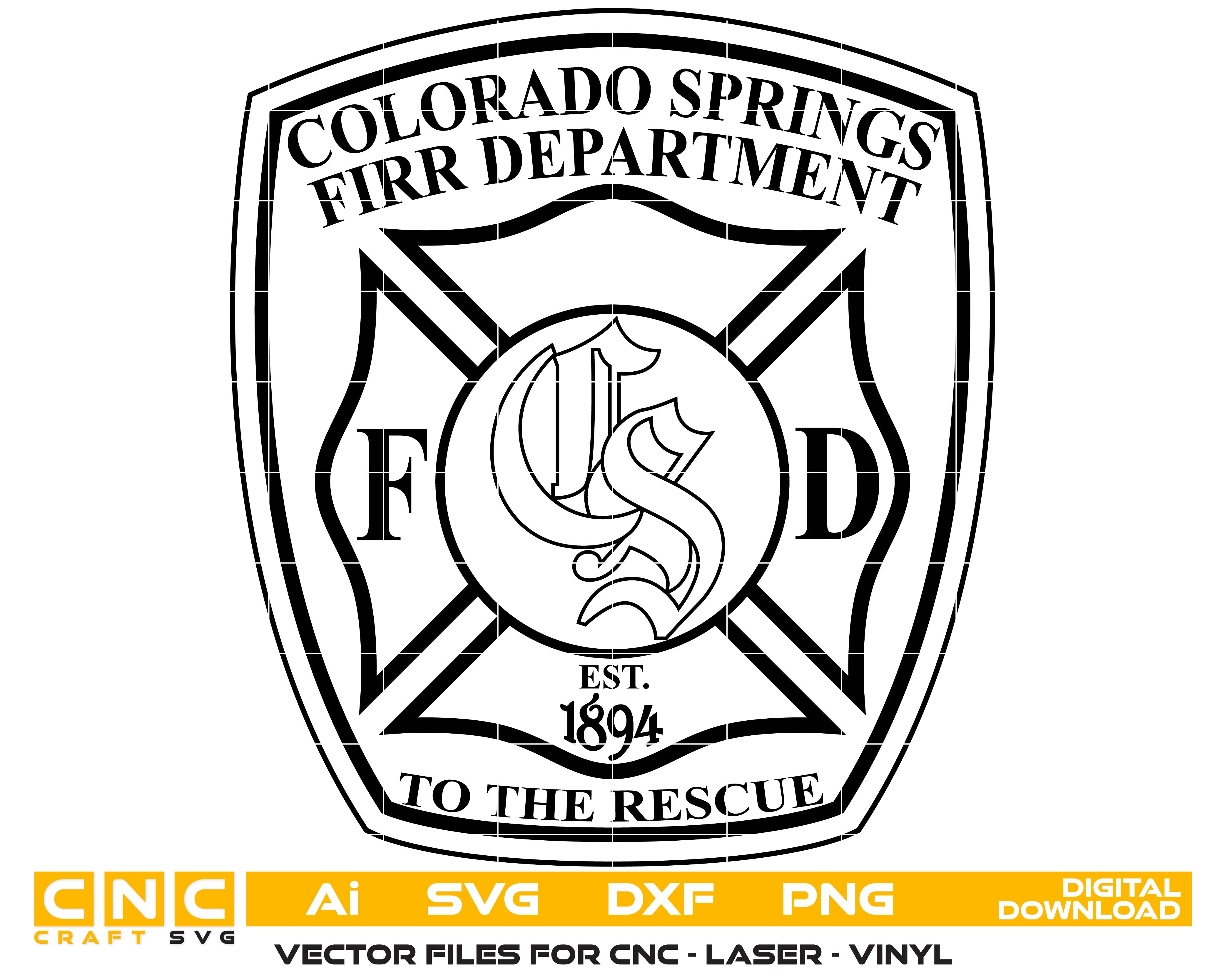 Colorado Springs Fire Department Badge