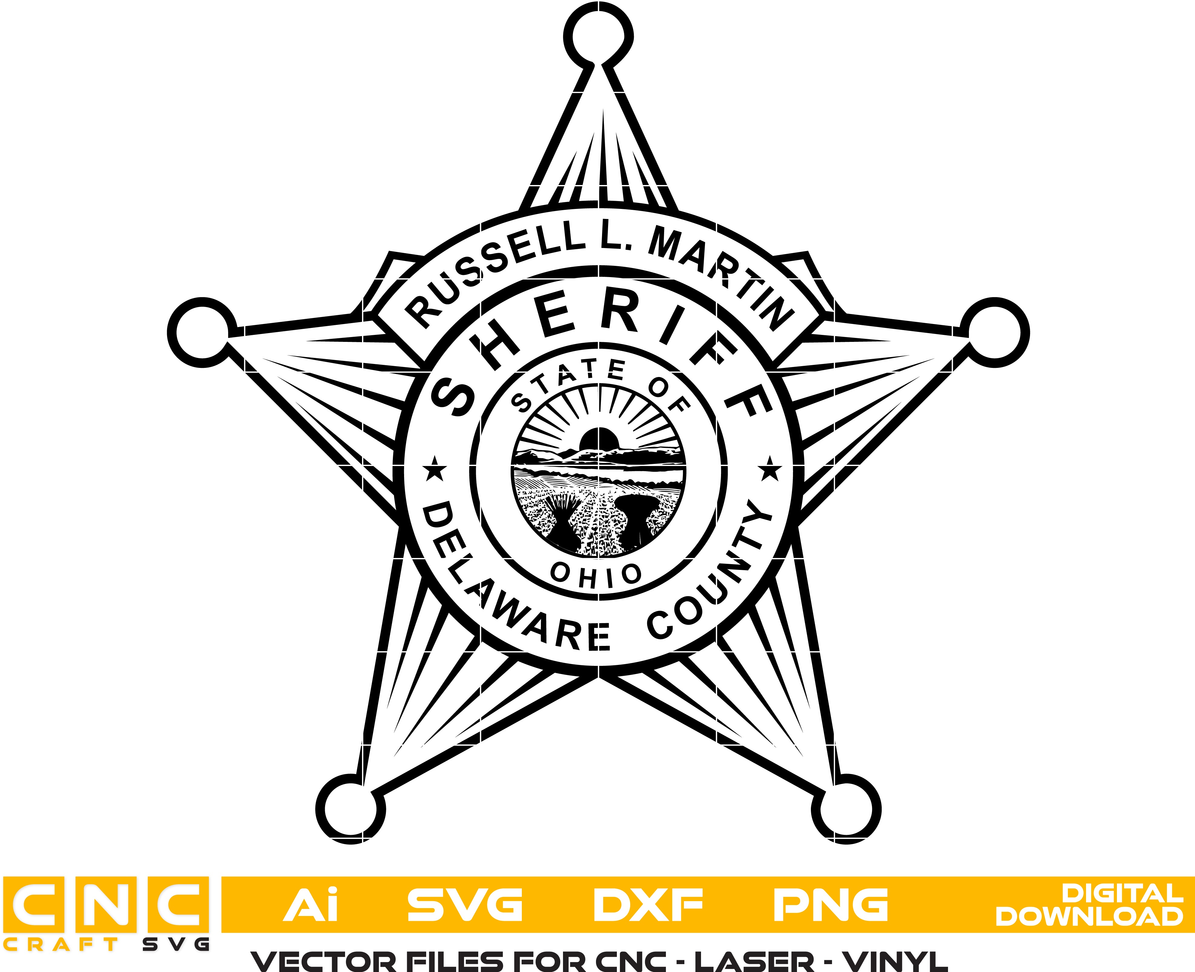 Delaware County Sheriff Badge