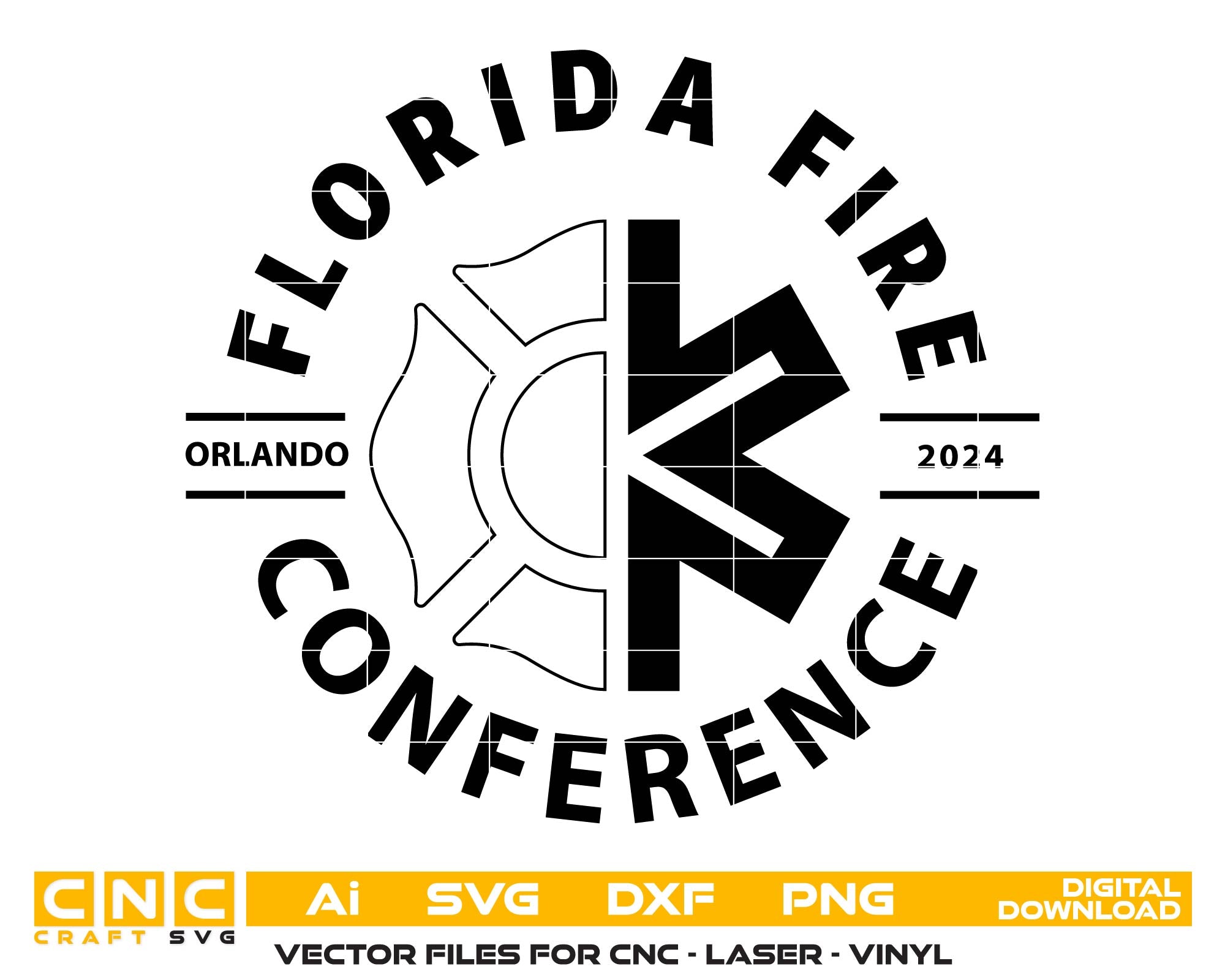 Florida Fire Conference Logo, Orlando