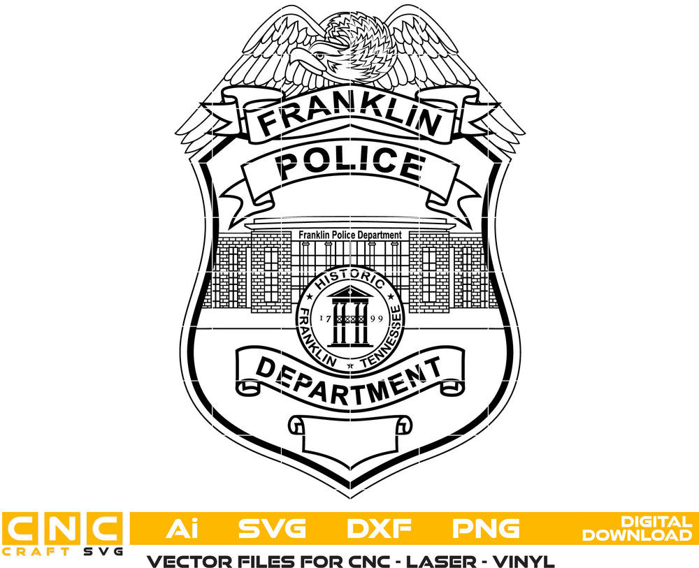 Franklin Police Badge