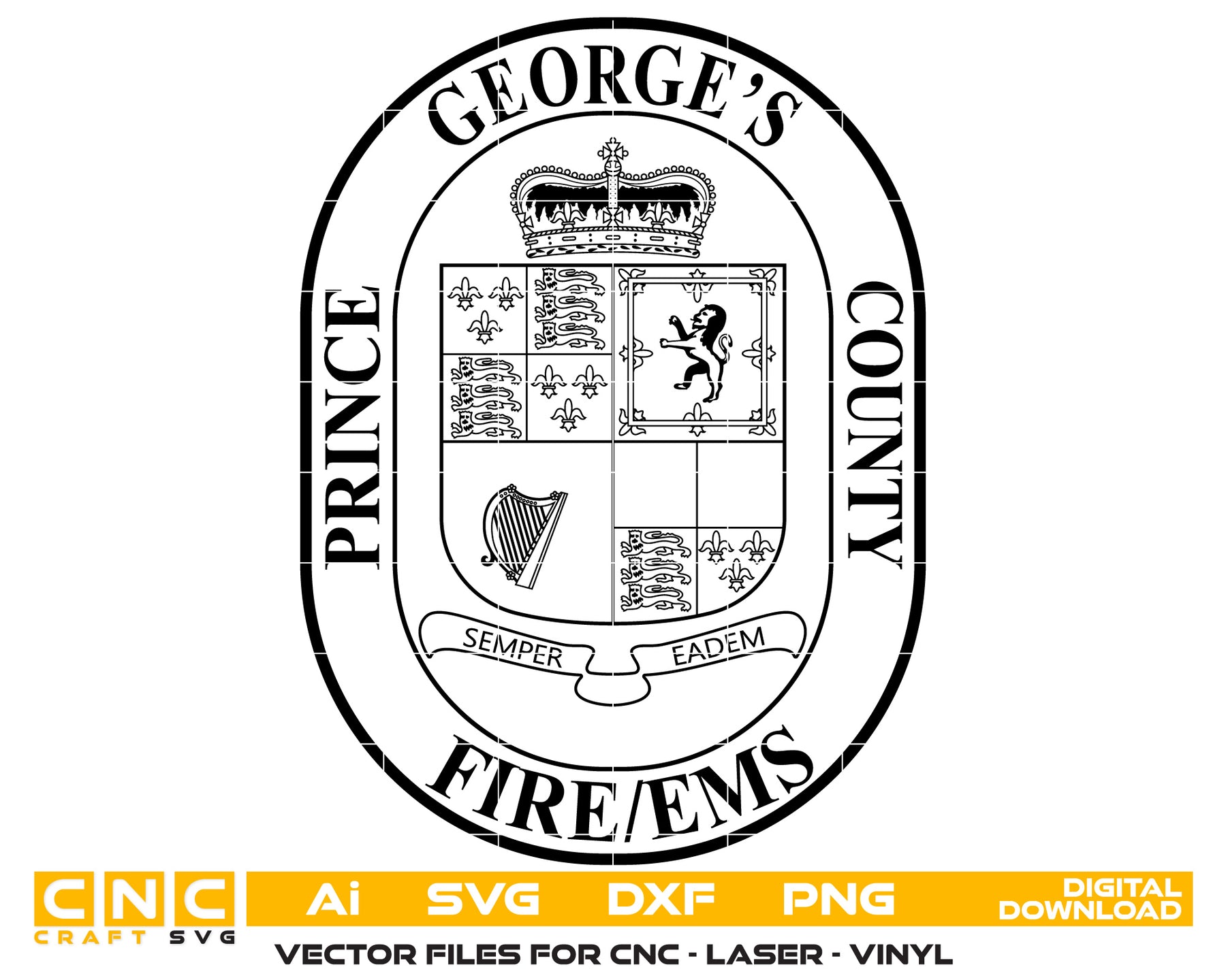 George County Fire logo Vector