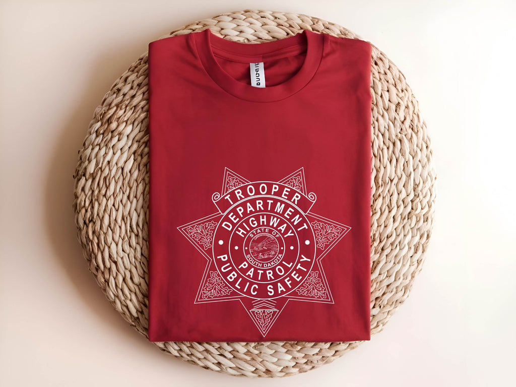 South Dakota Highway Patrol Police Trooper Badge SVG (Digital Download