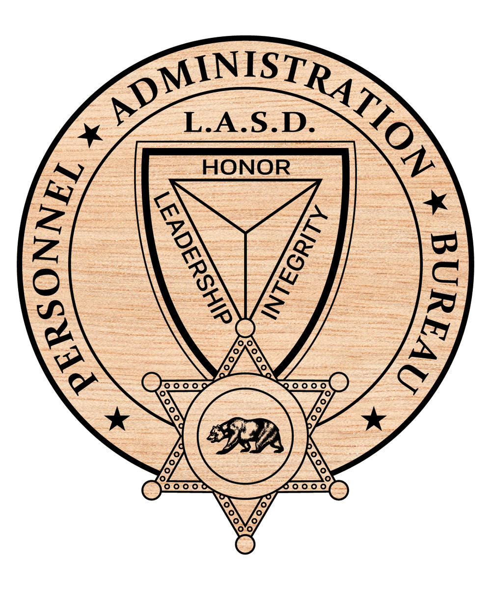 LASD Personnel Administration Bureau Emblem SVG – Los Angeles Sheriff