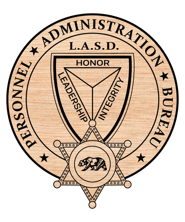 LASD Personnel Administration Bureau Emblem SVG – Los Angeles Sheriff