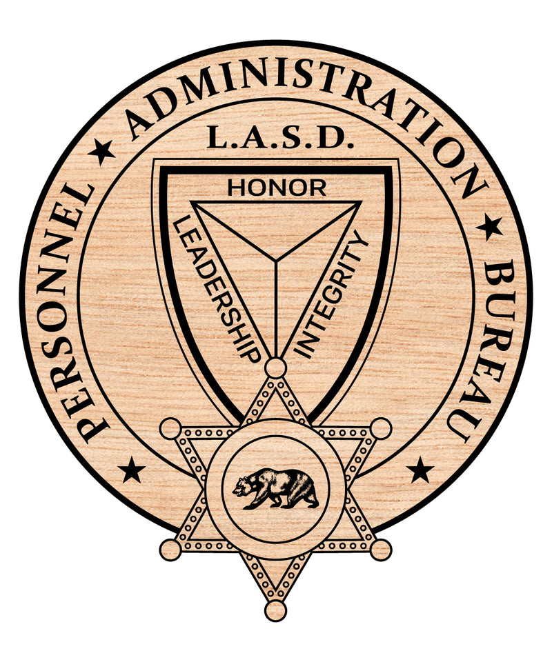 LASD Personnel Administration Bureau Emblem SVG – Los Angeles Sheriff