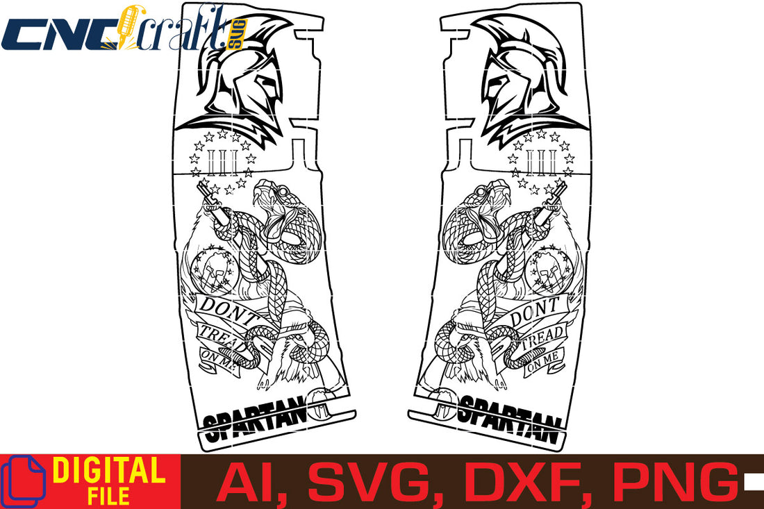 Magpul PMAG vector file for Laser Engraving, Woodworking, CNC Router,