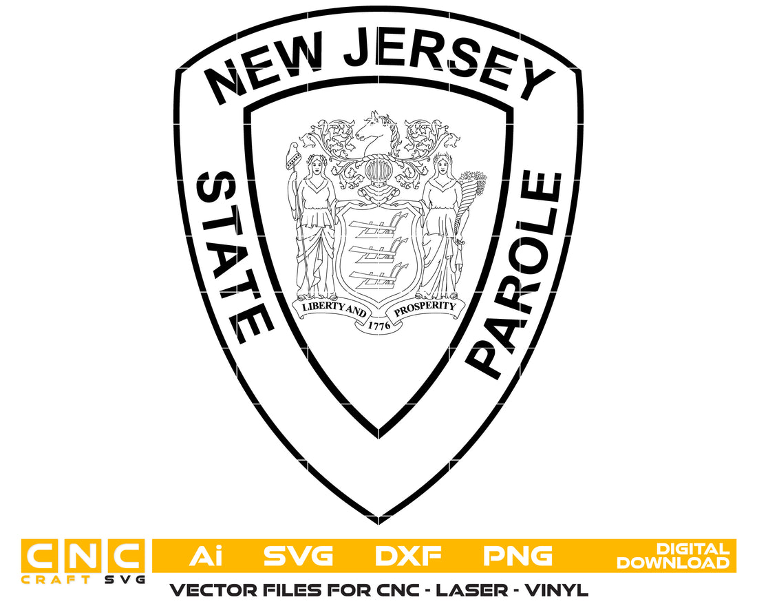 New Jersey State Parole Board Patch SVG