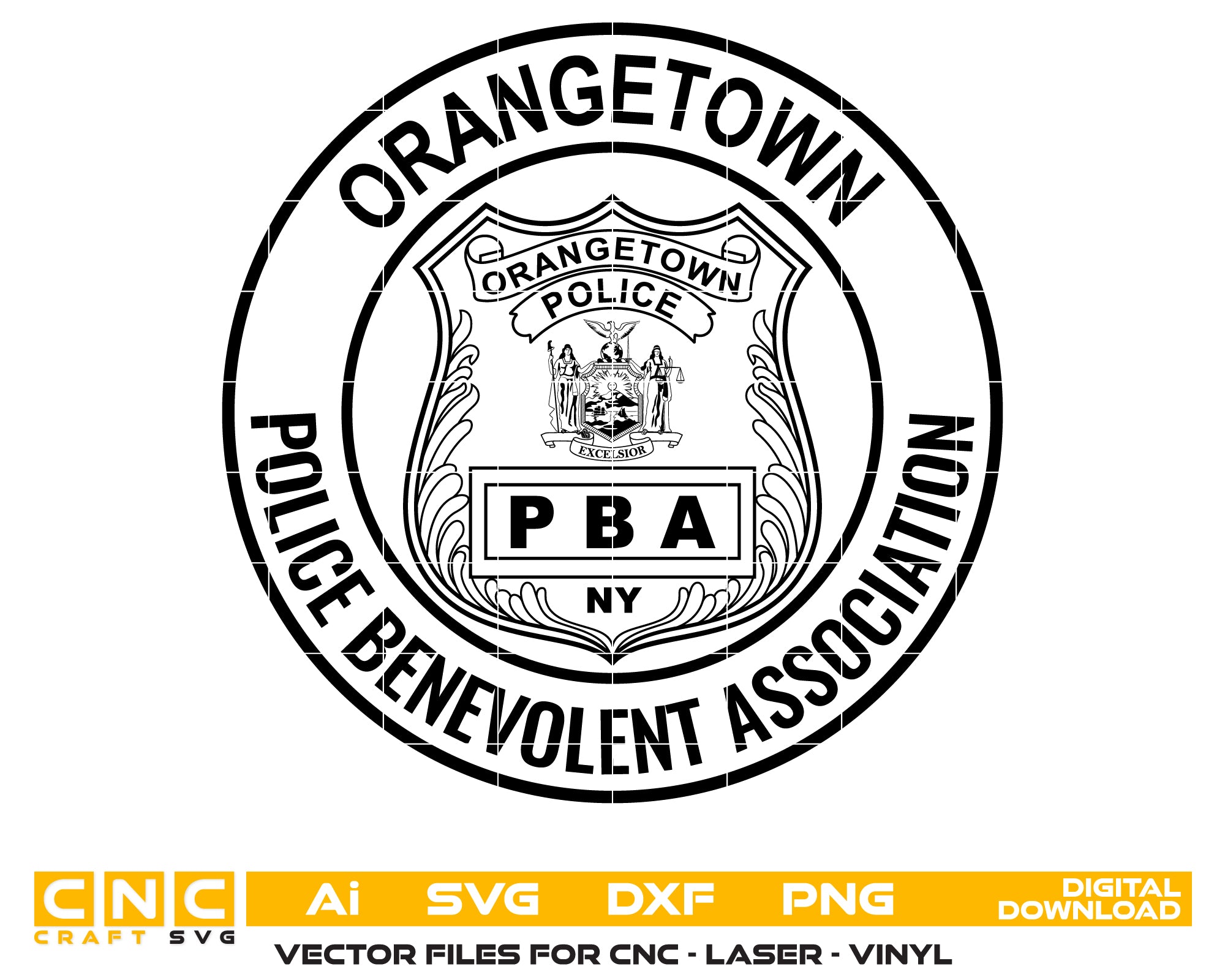 Orangetown PBA Badge