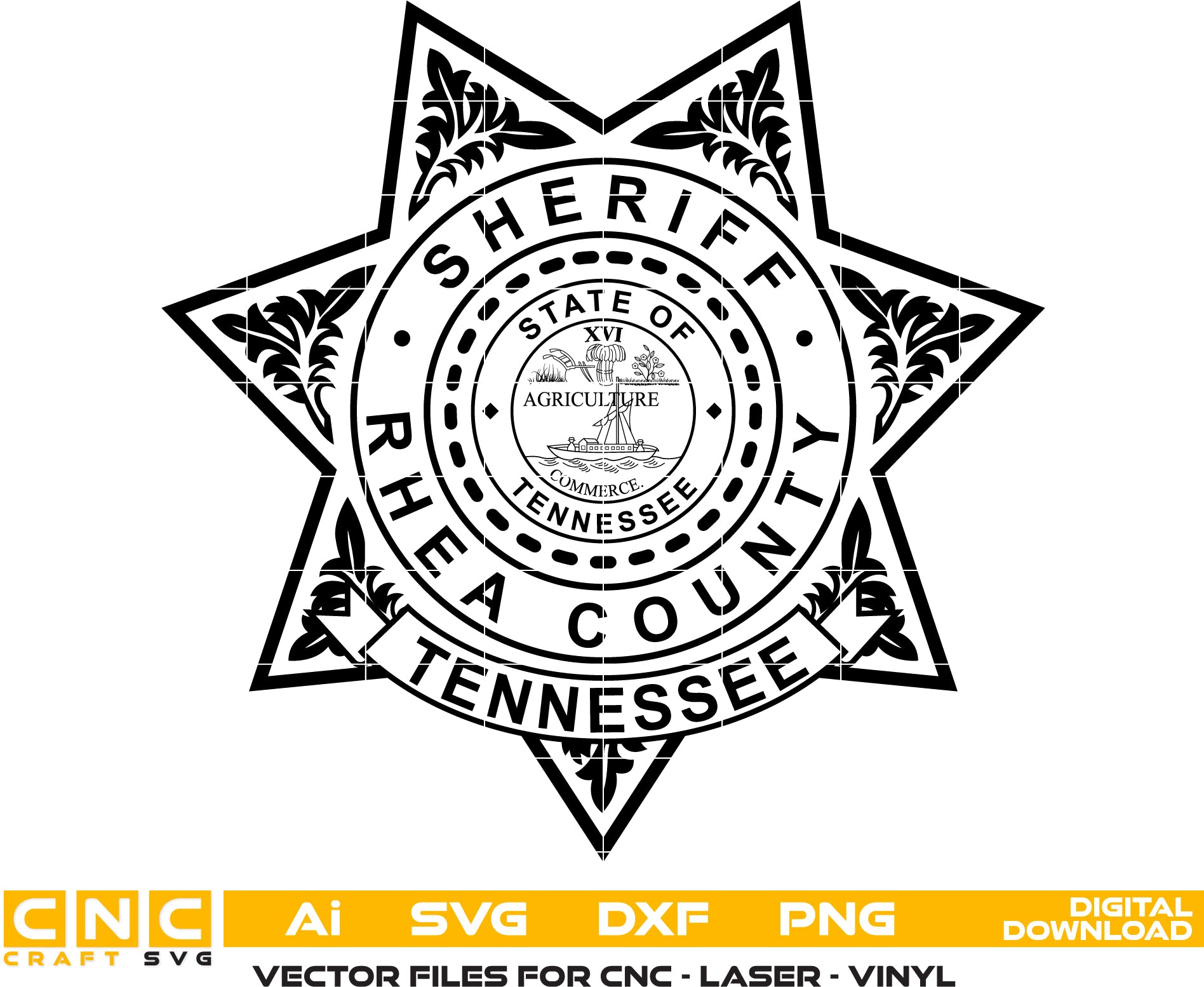 Rhea County Tennessee Sheriff Badge