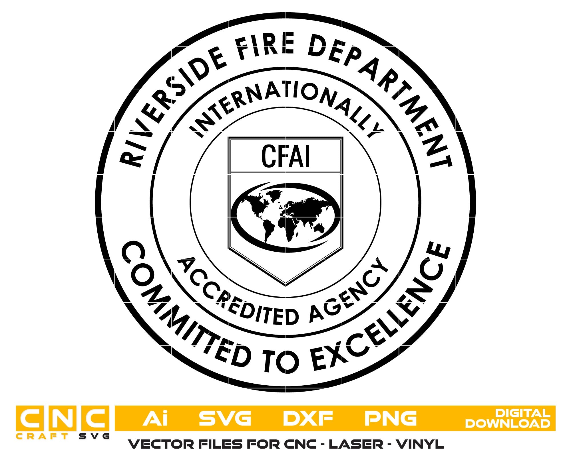 Riverside Fire Department CFAI Accreditation Seal
