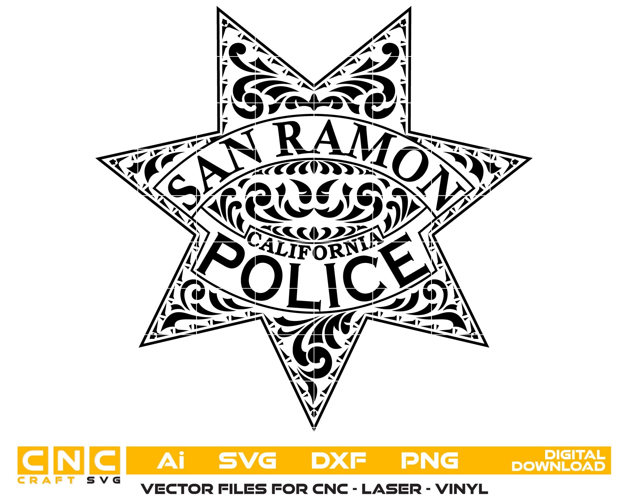 San Ramon Police Badge