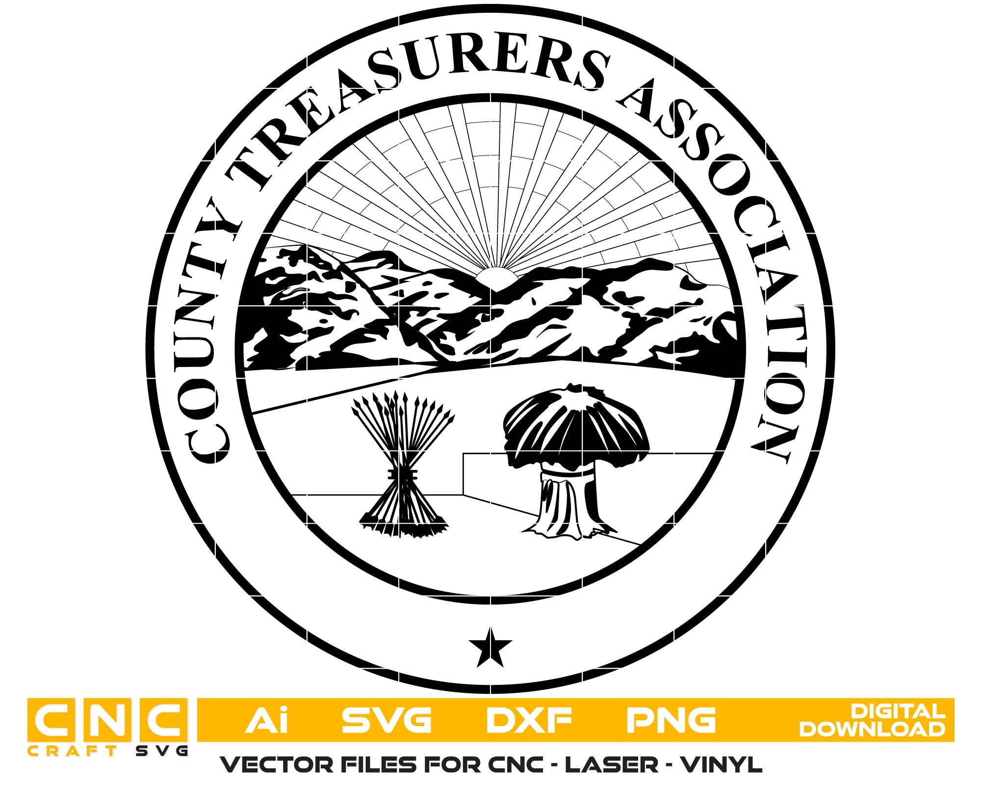 Seal of County Treasurers Association, Ohio