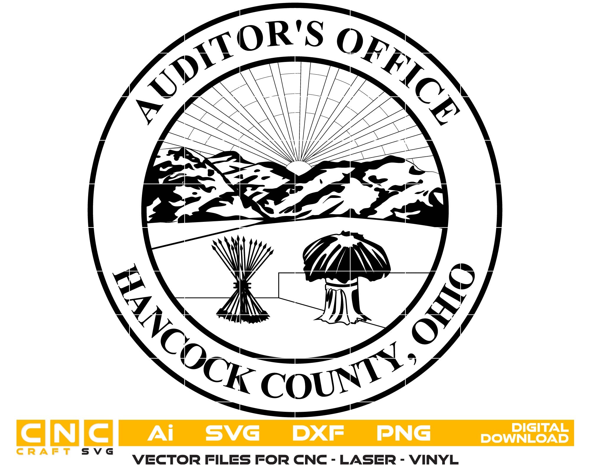 Seal of Hancock County Ohio (Auditor)