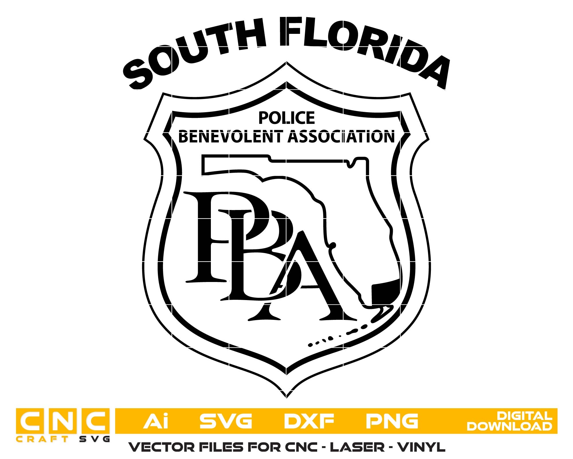 South Florida Police Benevolent Association Patch