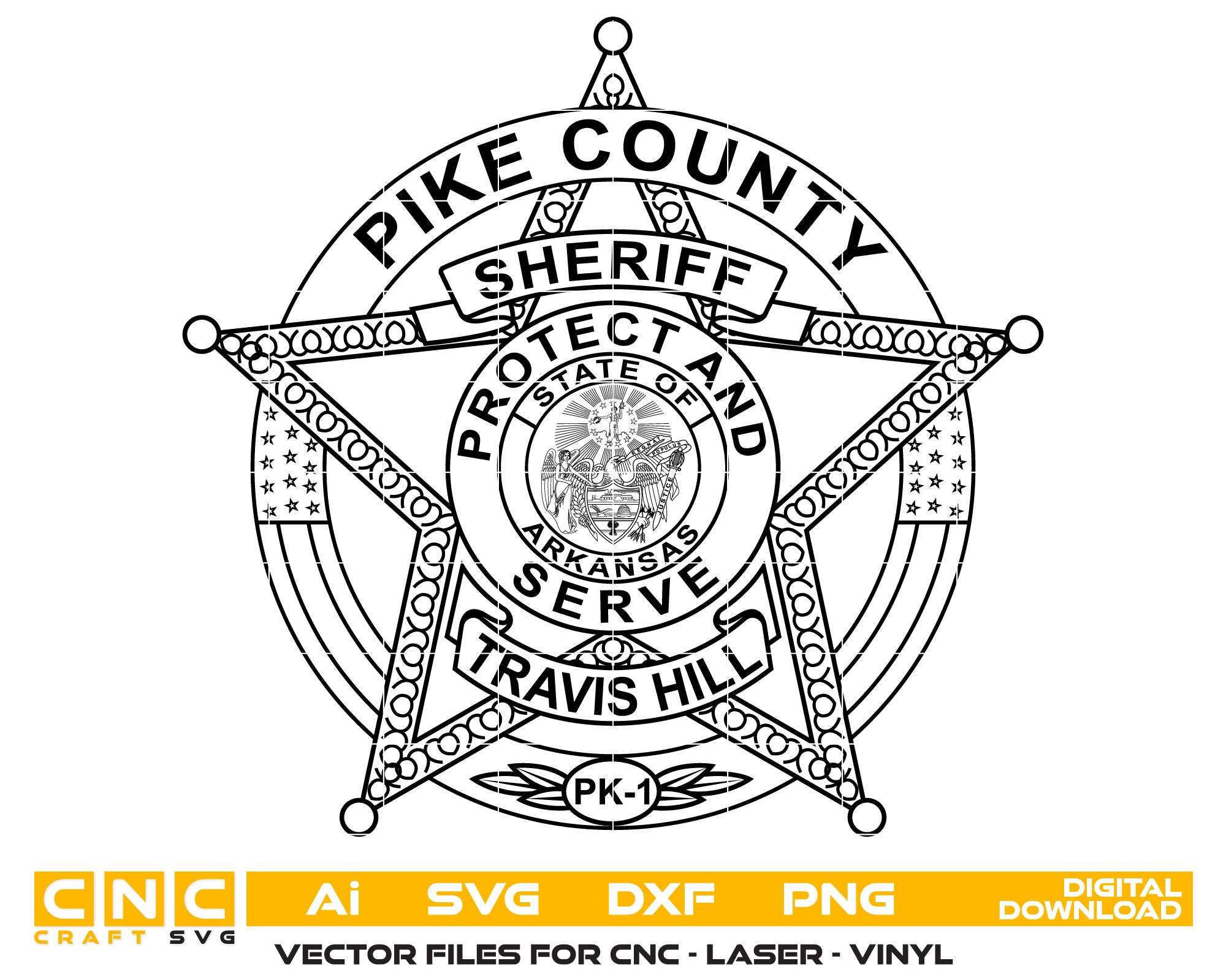 Pike County Sheriff Badge