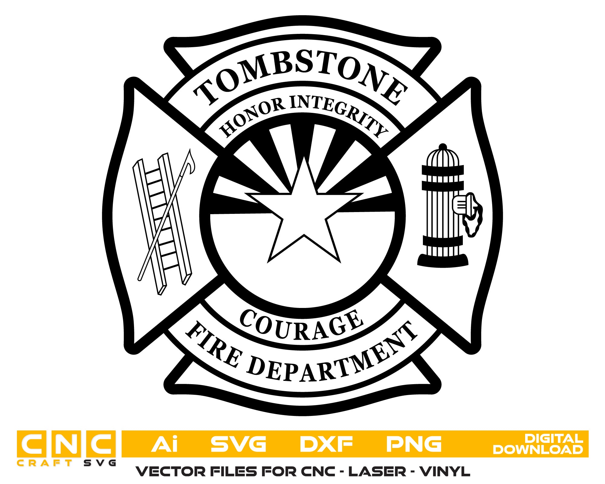 Tombstone Fire Department Badge