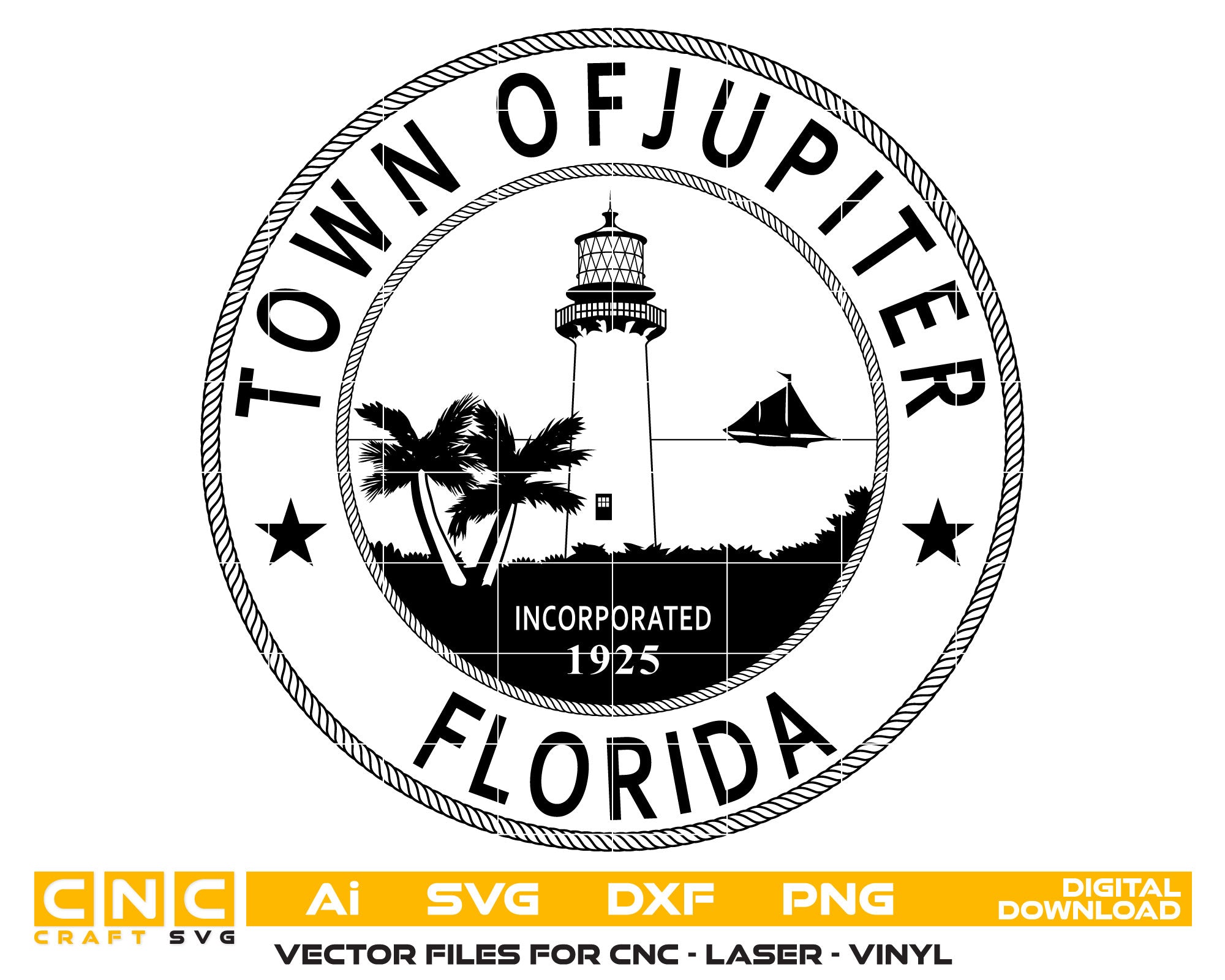 Town Of Jupiter Florida Seal