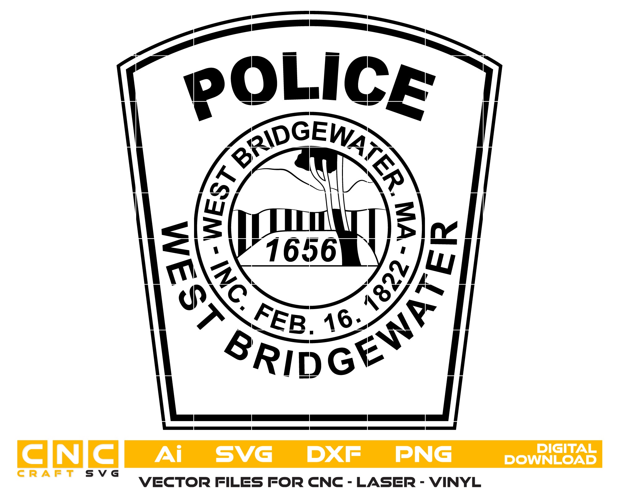 West Bridgewater Police Department Patch