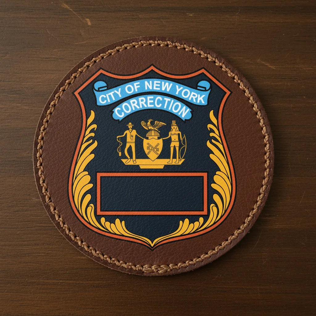 City of New York Correction Officer Badge Color SVG