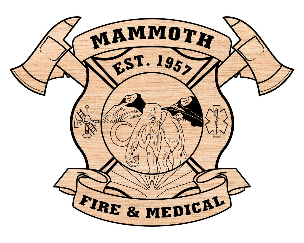 Mammoth Fire & Medical Logo SVG – Fire Department Emblem