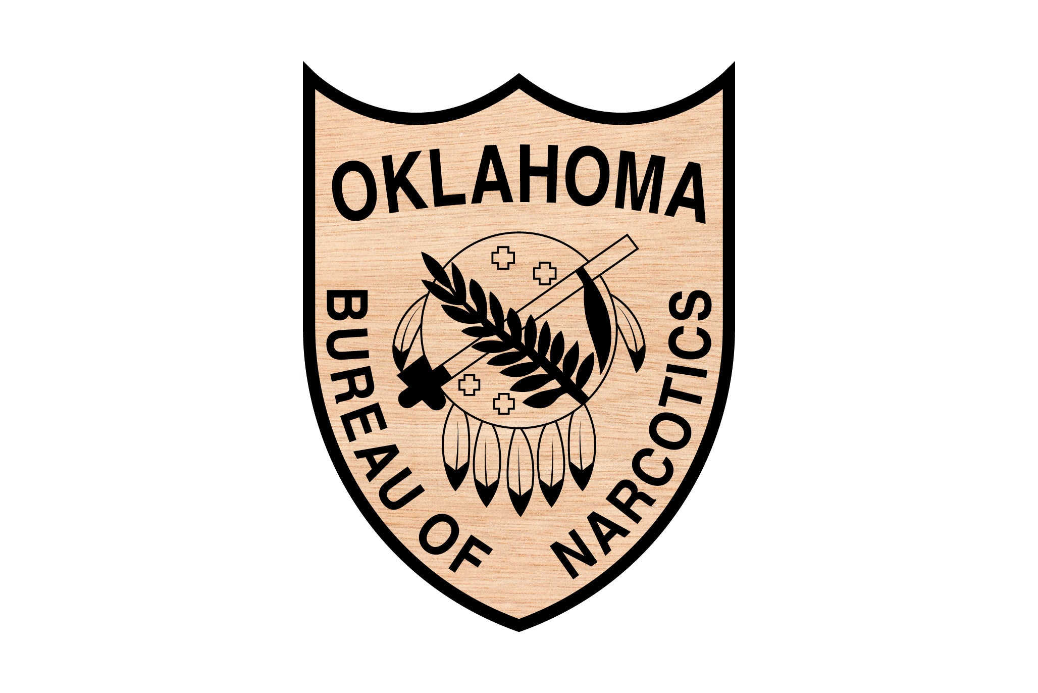 Oklahoma Bureau of Narcotics Logo SVG