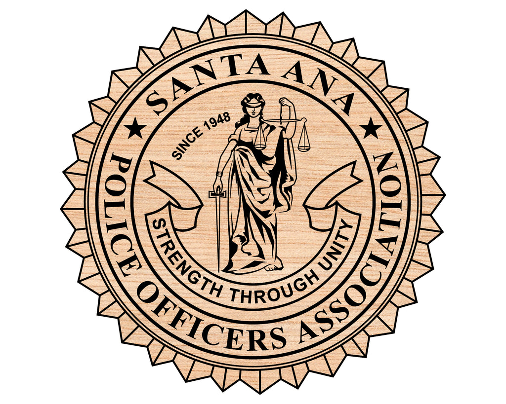 Santa Ana Police Officers Association Logo SVG, Law Enforcement